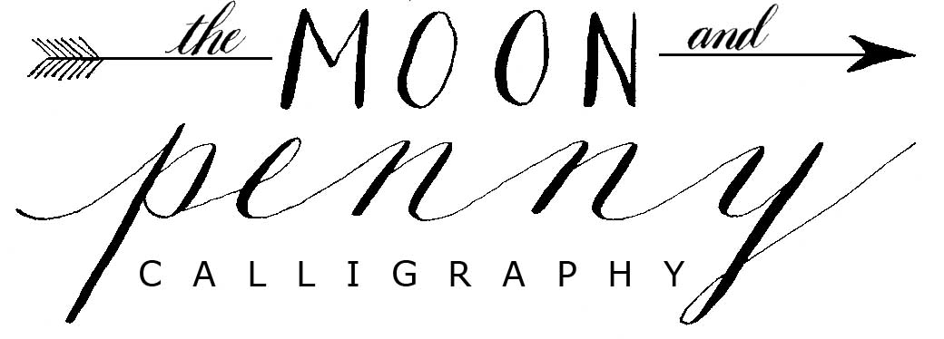 The Moon and Penny - Calligraphy and Lettering | Skillshare Student Project