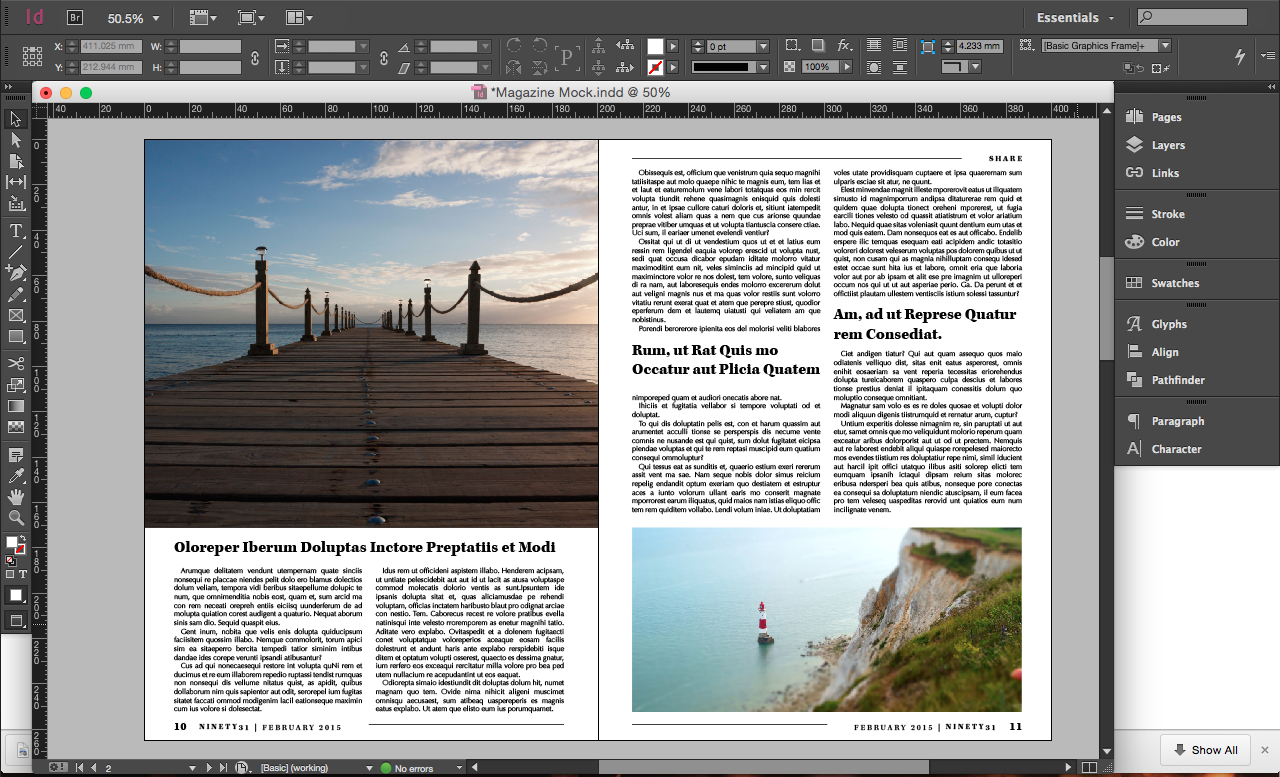 Ninety31 Magazine | Skillshare Student Project
