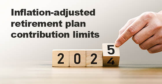 IRS Releases Retirement Plan Contribution Limits for 2025 | Miller Cooper