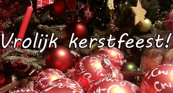Wij wensen iedereen een heel fijn Kerstfeest! Geniet er lekker van ...