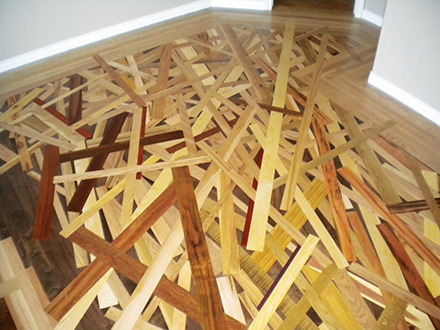 Here's a creative way to use your flooring scraps. #DIY | Creative ...