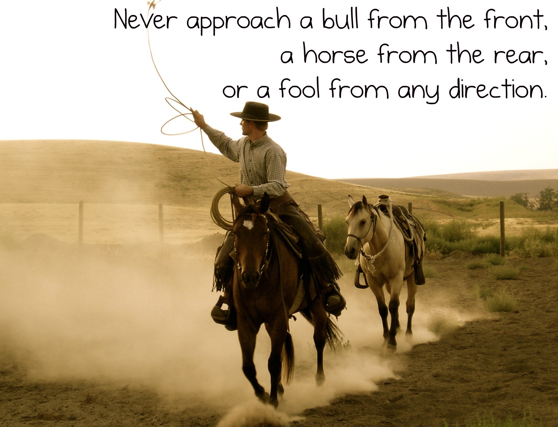 Sounds advice for your Monday | Cowboy quotes