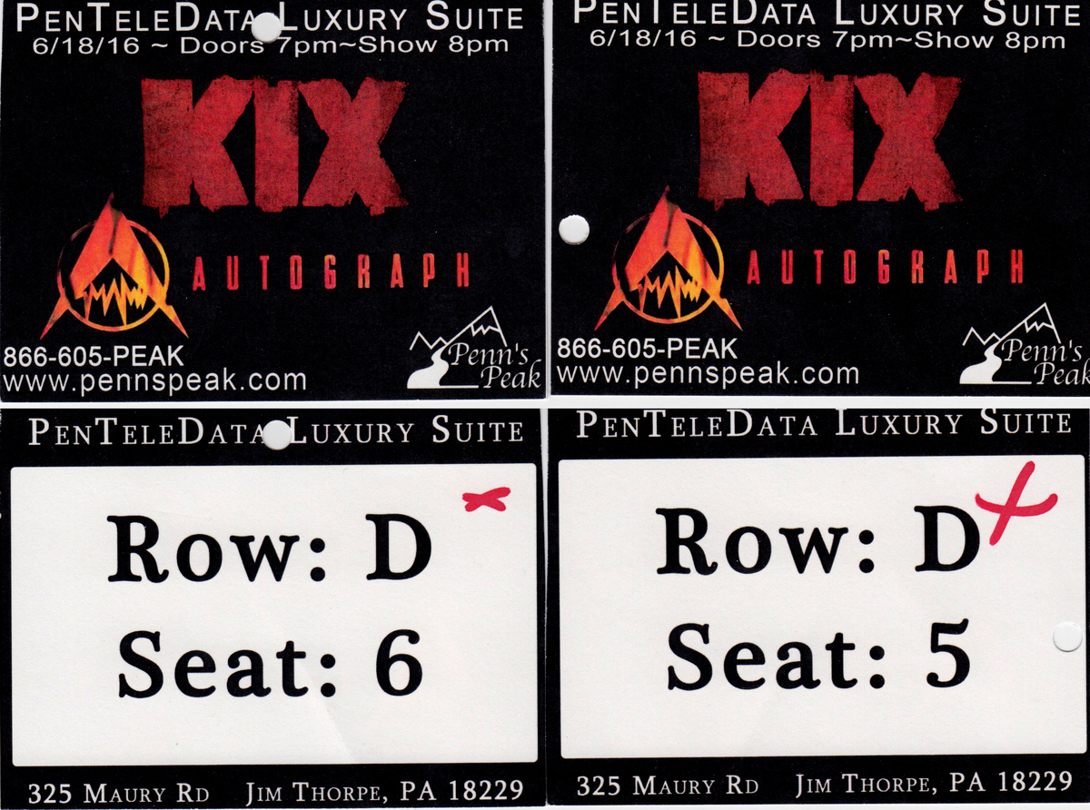 Kix's Concert & Tour History | Concert Archives