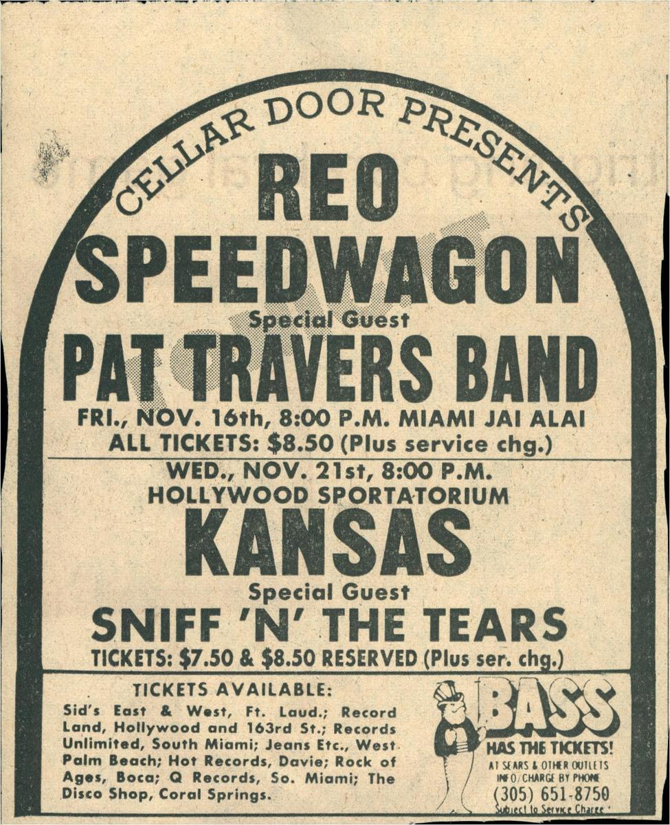 Kansas's Concert & Tour History | Concert Archives
