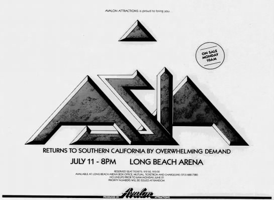 Asia's Concert & Tour History | Concert Archives