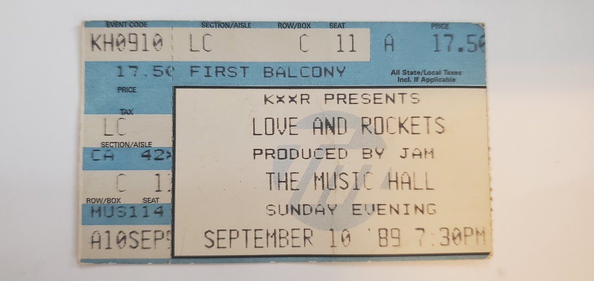 Love And Rockets Concert & Tour History | Concert Archives