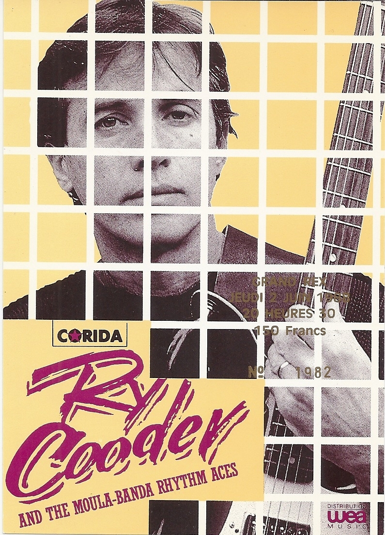 Ry Cooder's Concert & Tour History | Concert Archives