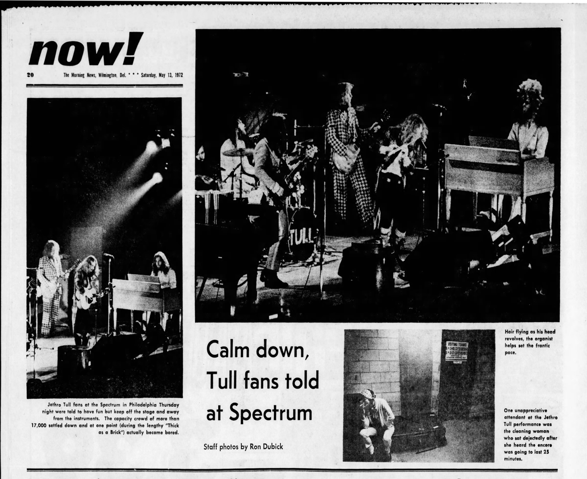 Jethro Tull's Concert & Tour History | Concert Archives