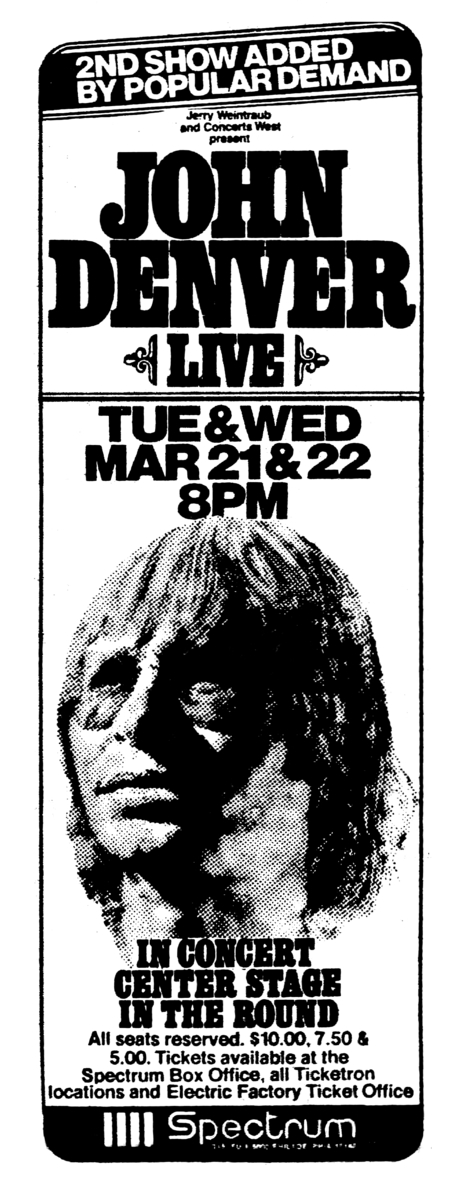 john denver Concert & Tour History | Concert Archives