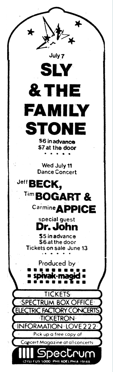 Sly and the Family Stone's Concert & Tour History | Concert Archives