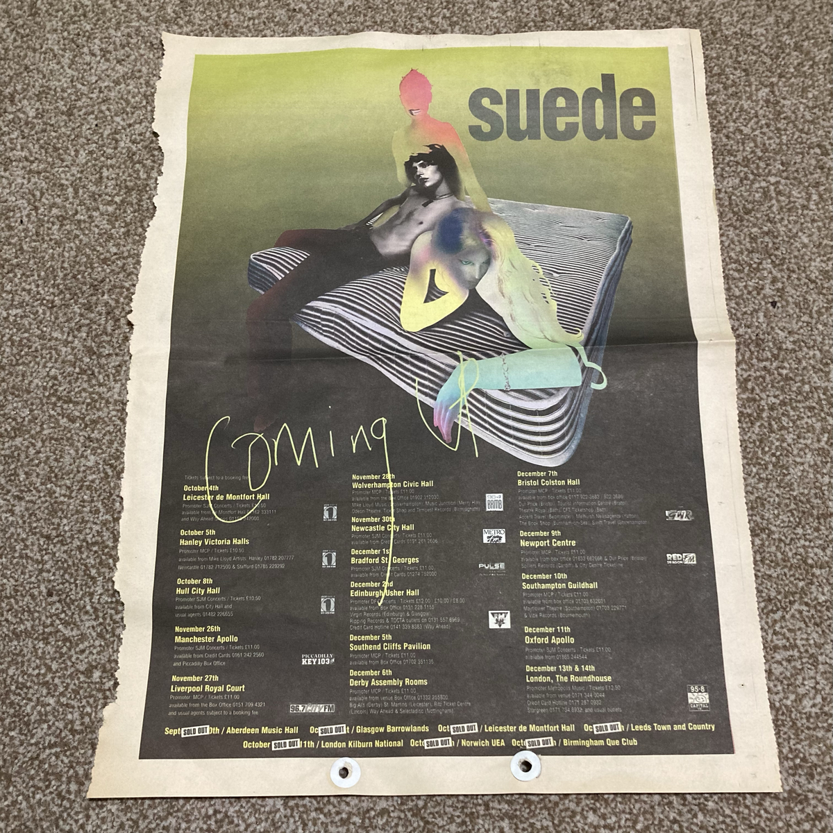 Suede's Concert & Tour History | Concert Archives