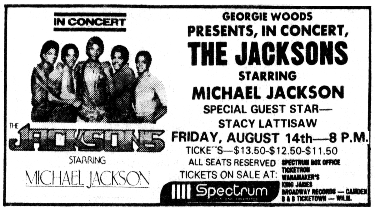 Aug 14, 1981: Michael Jackson / The Jacksons / Stacy Lattisaw at The ...