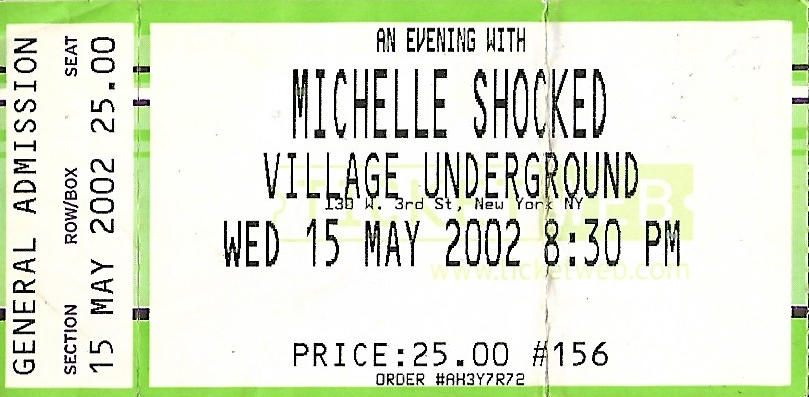 michelle shocked Concert & Tour History | Concert Archives