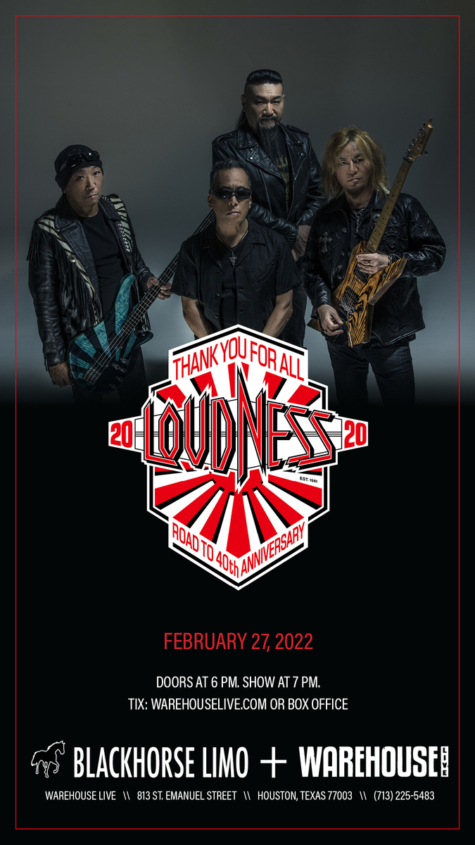 Loudness Concert & Tour History (Updated for 2022) | Concert Archives