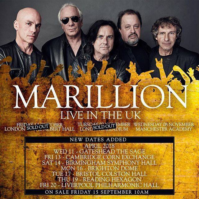 Marillion's Concert History | Concert Archives