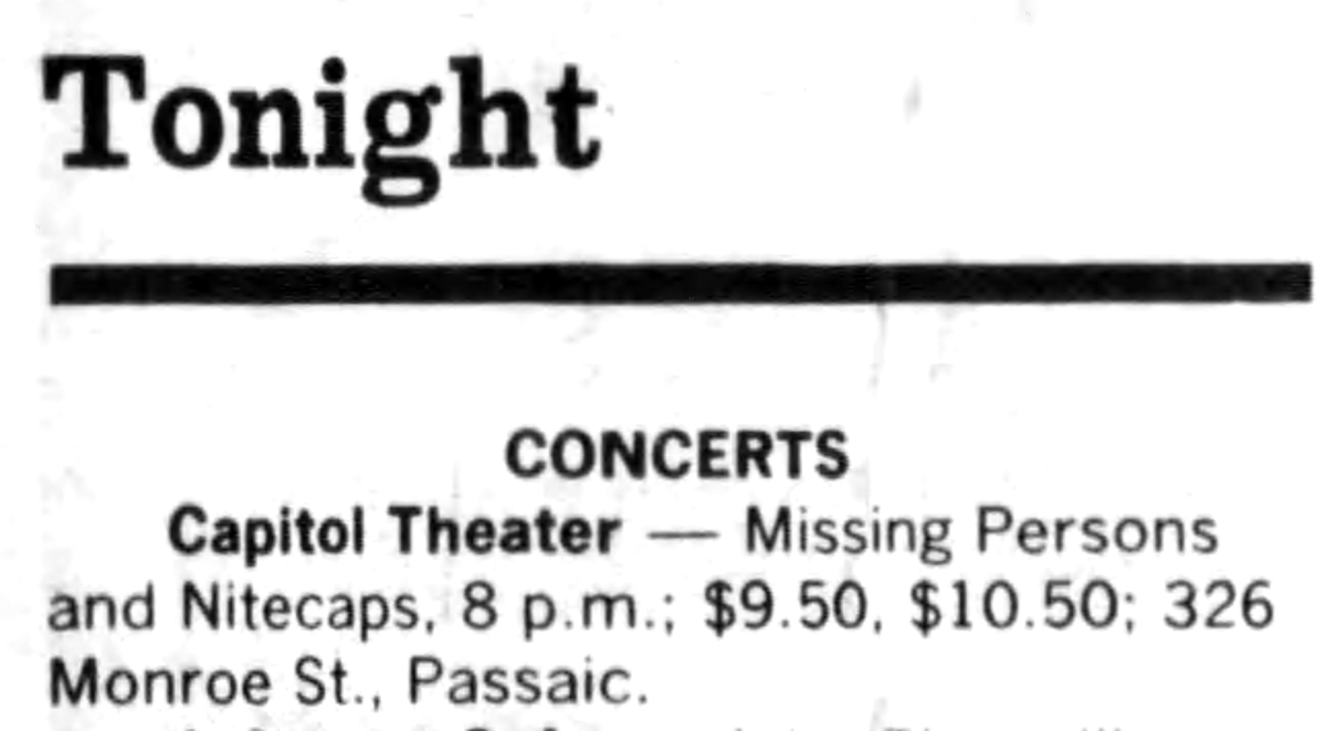 Missing Persons Concert & Tour History (Updated for 2022) | Concert ...