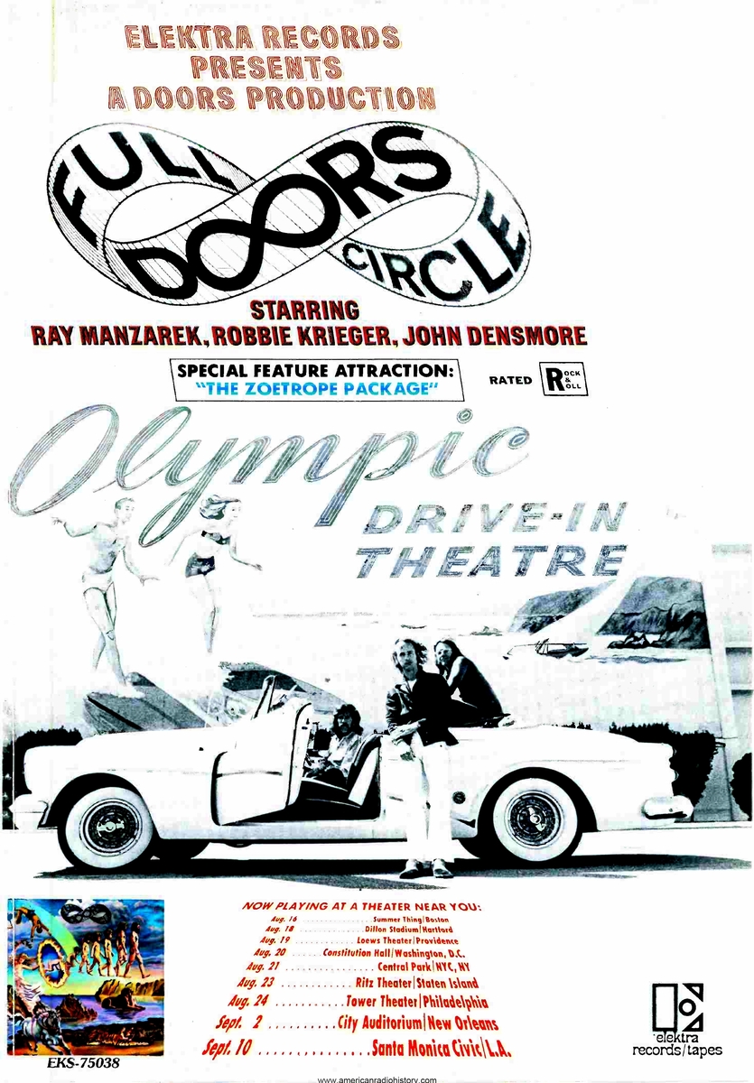 The Doors Concert & Tour History | Concert Archives