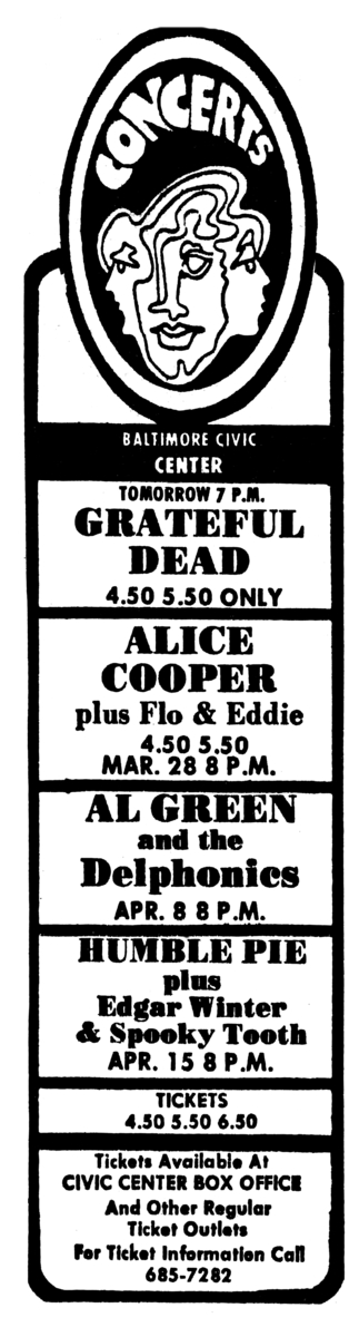 Alice Cooper's 1973 Concert & Tour History | Concert Archives