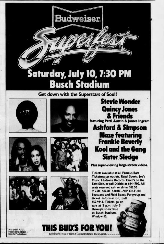 Stevie Wonder Concert & Tour History | Concert Archives