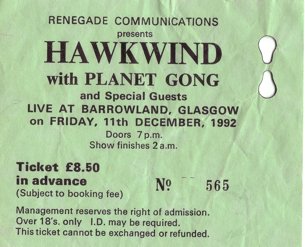 Hawkwind's Concert & Tour History | Concert Archives