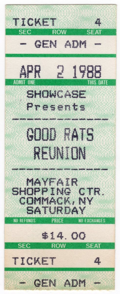 The Good Rats Concert & Tour History | Concert Archives