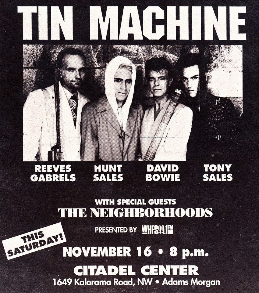 Tin Machine's Concert & Tour History | Concert Archives