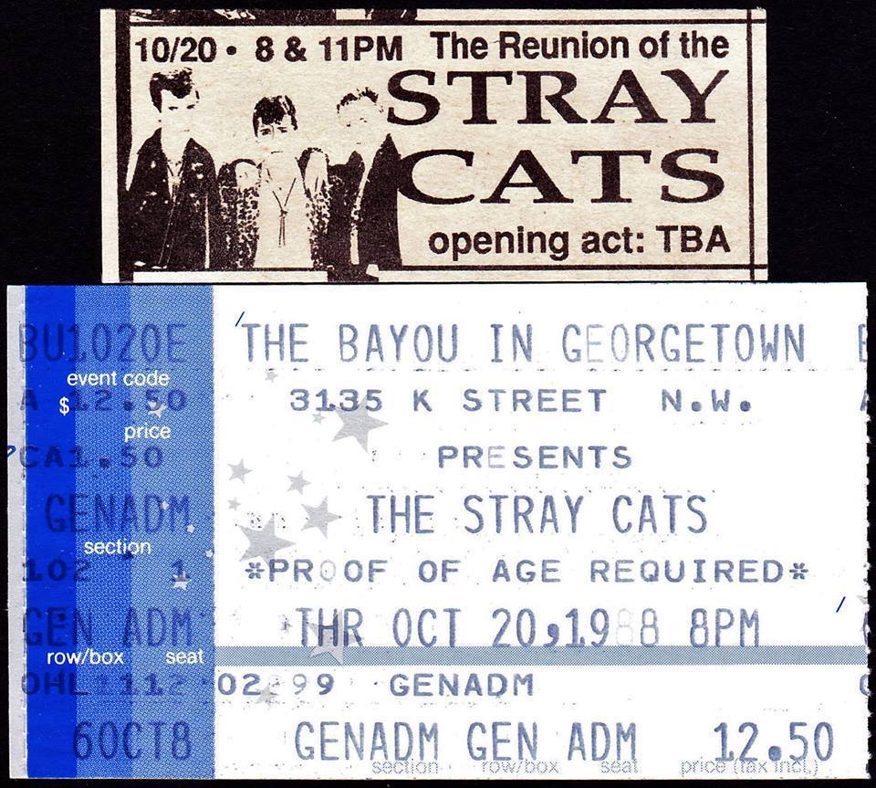 Stray Cats's Concert & Tour History | Concert Archives