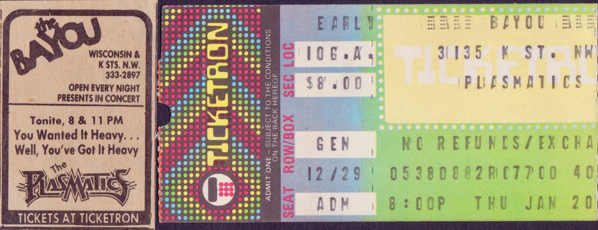 Plasmatics Concert & Tour History | Concert Archives