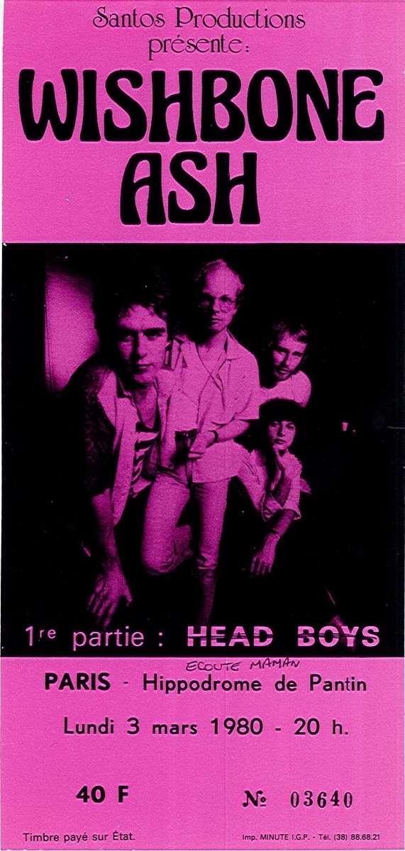 Wishbone Ash's Concert & Tour History | Concert Archives