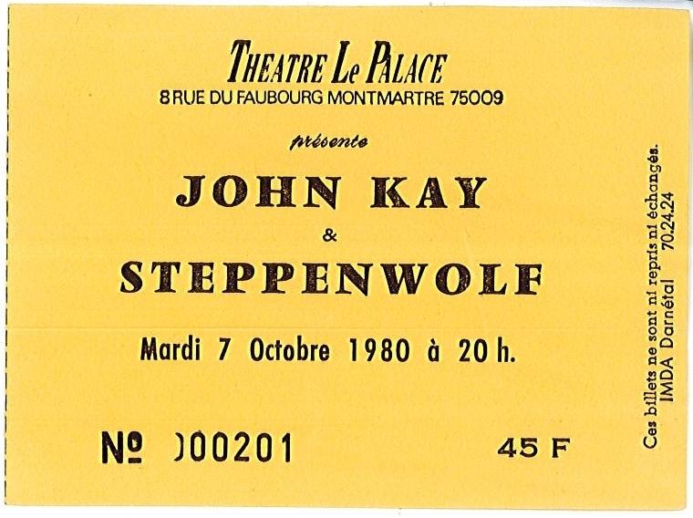 John Kay & Steppenwolf Concert & Tour History | Concert Archives