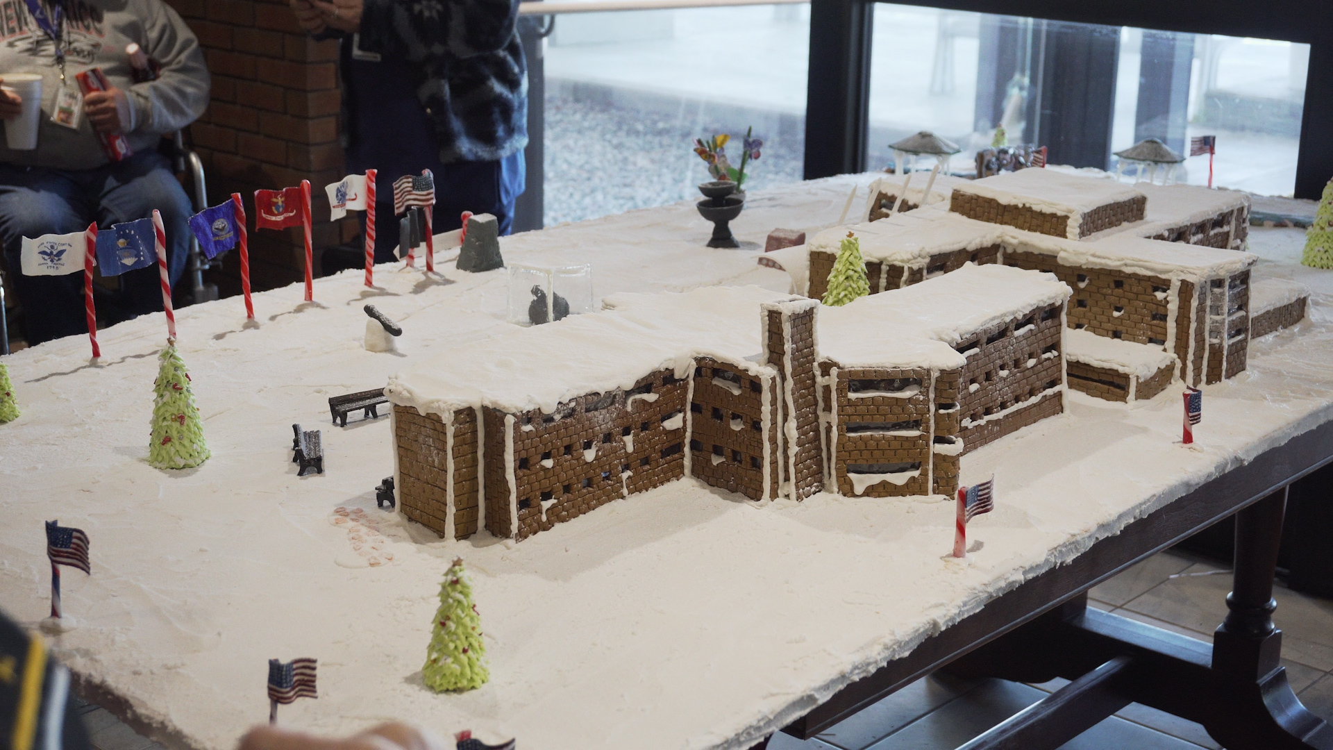 Sweet salute: Students create gingerbread home for veterans - School ...