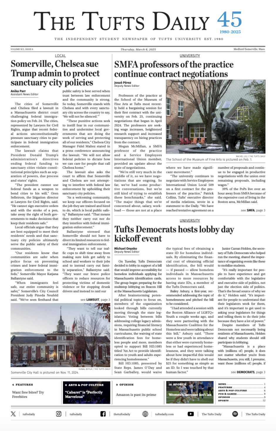 The Tufts Daily