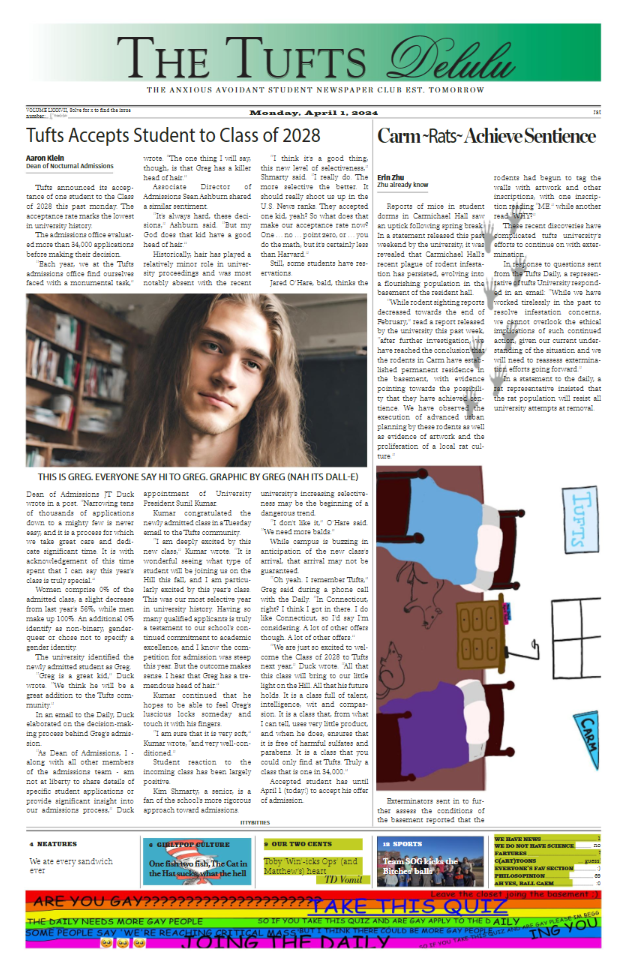 Cartoon: the T - The Tufts Daily