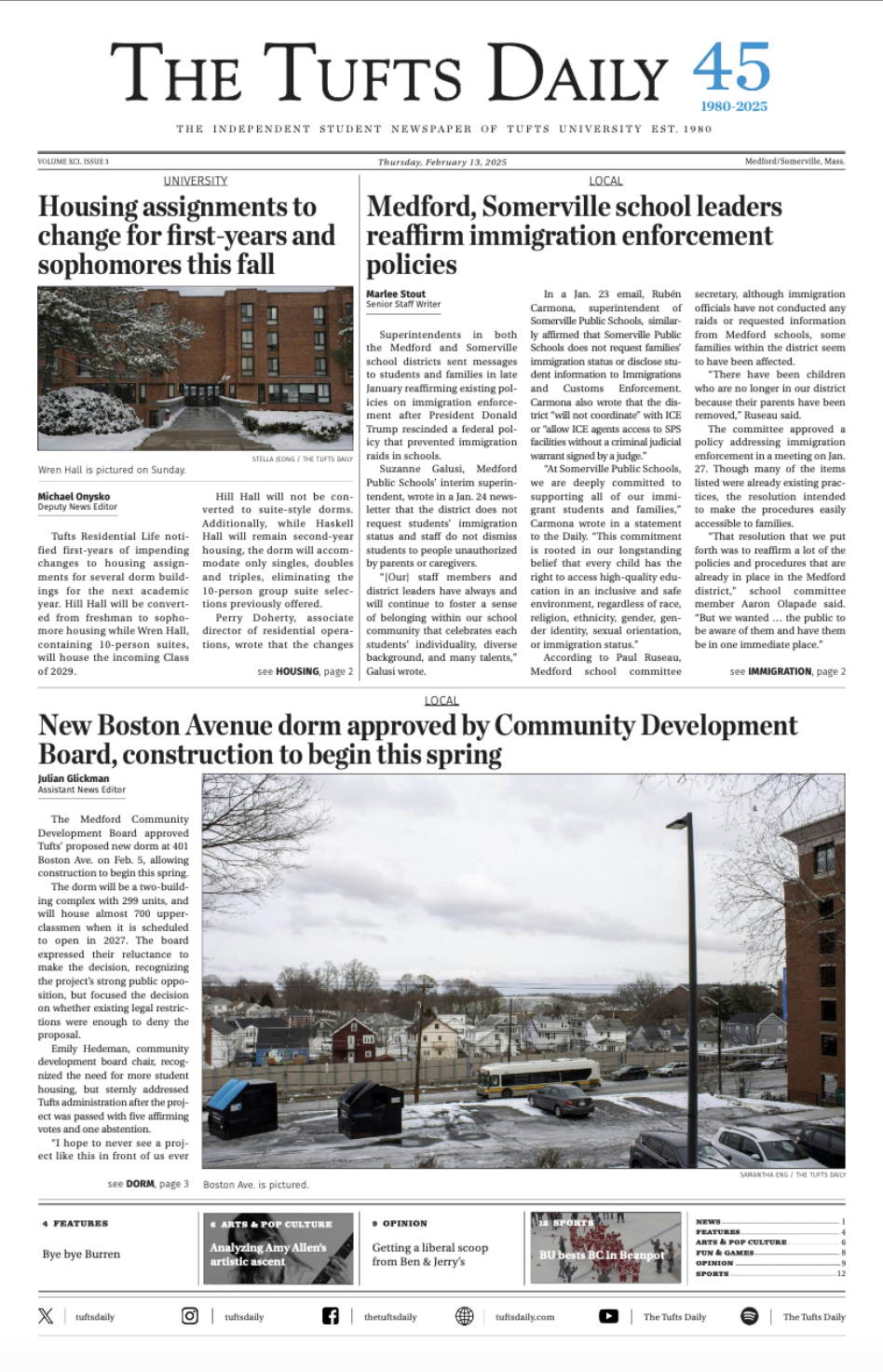 Beck wins annual Wendell Phillips award - The Tufts Daily