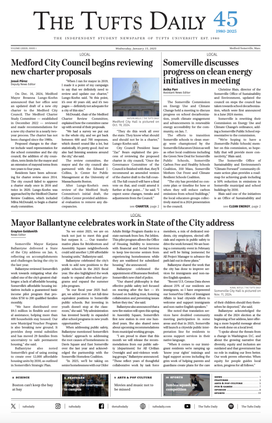 The Tufts Daily