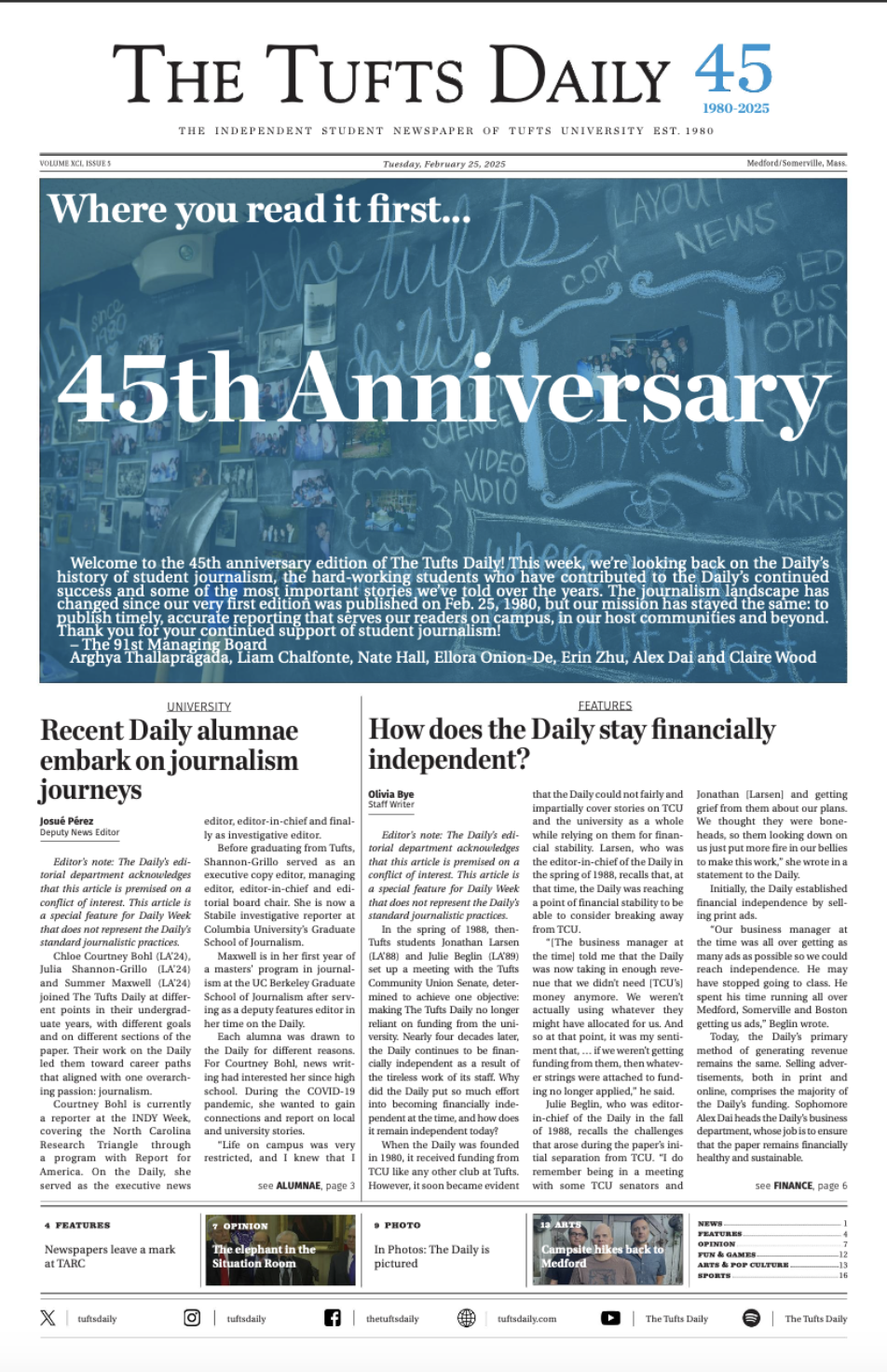 The Tufts Daily