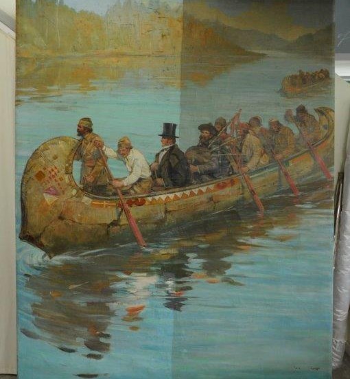 Rare Cyrus Cuneo painting restored | paNOW