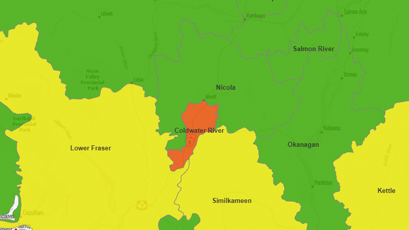 Coldwater River basin near Merritt the driest in the province | CFJC ...