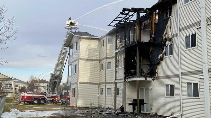 Crews respond to large apartment fire in west Lethbridge | Lethbridge ...