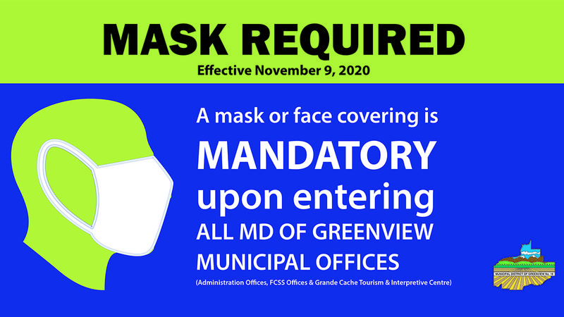 MD of Greenview implements mandatory masks in municipal offices ...