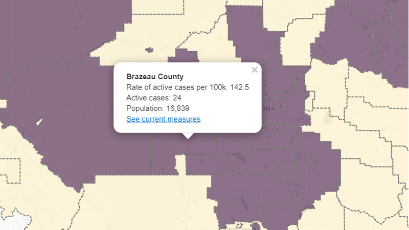 Additional COVID-19 measures in effect for Brazeau County, Drayton ...