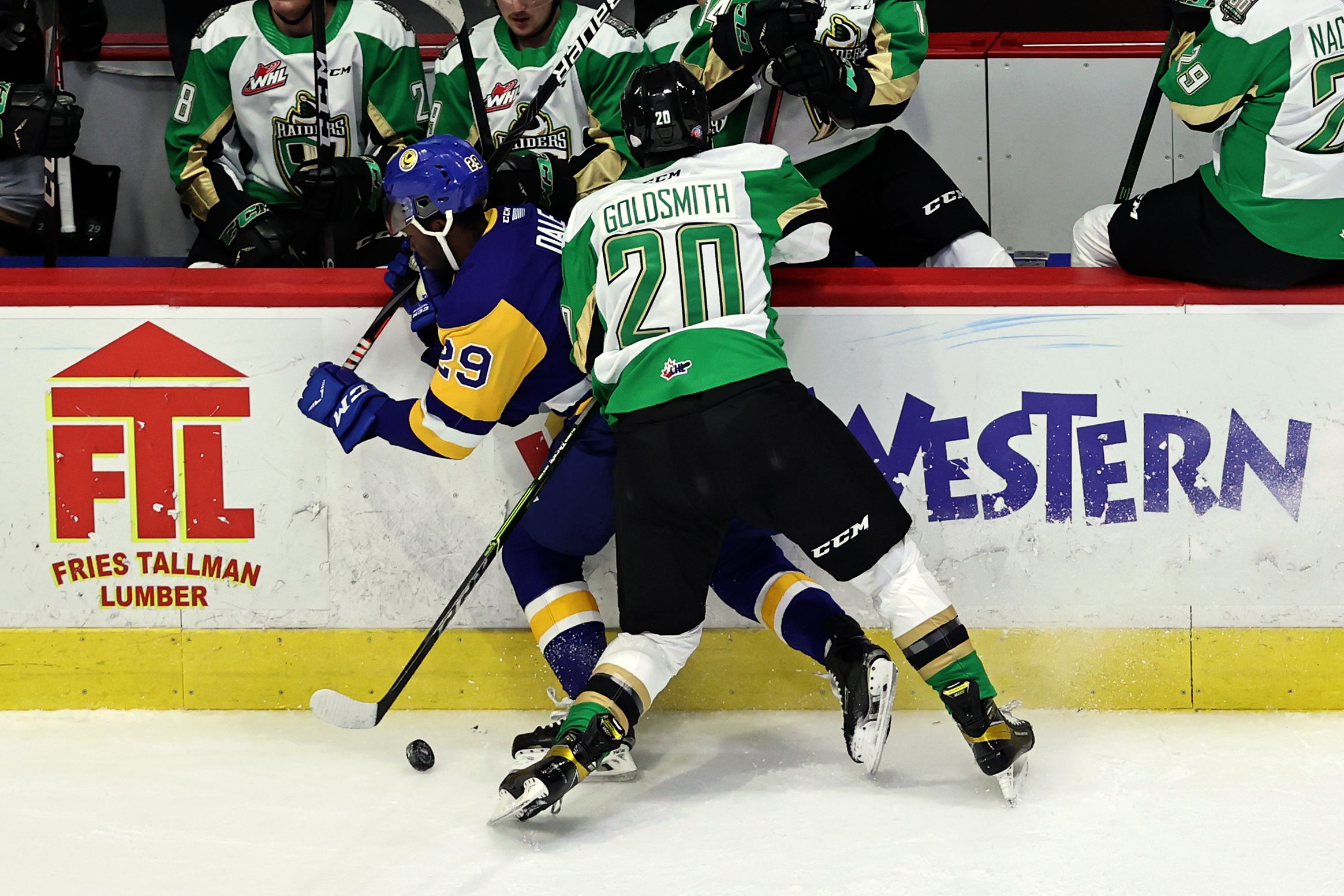 Raiders Wiesblatt and Herman exit loss to Blades with apparent injuries ...