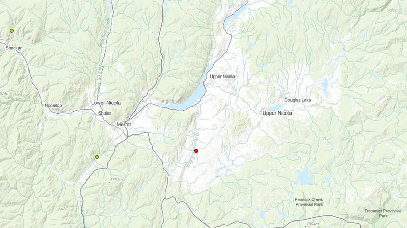 Quilchena Creek area wildfire now being held by BC Wildfire Service ...