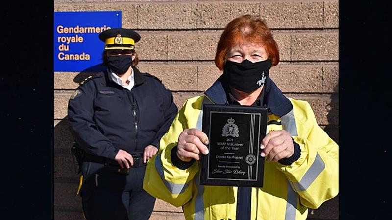 RCMP volunteer honoured for ‘making a difference’ | Vernon Matters