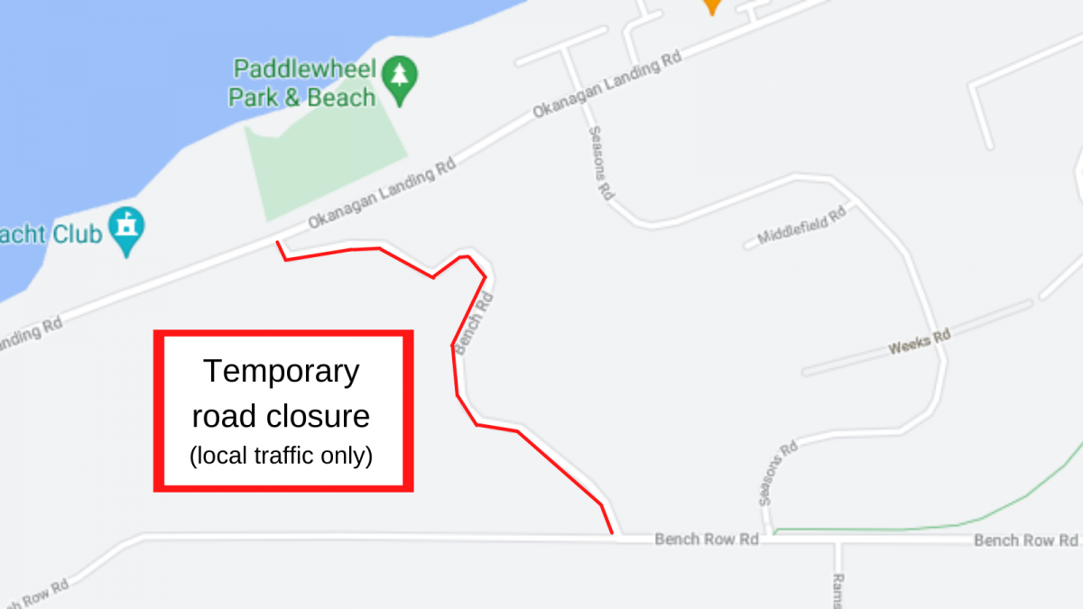 Improvements being made to Bench Road | Vernon Matters