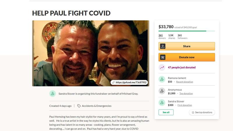 GoFundMe page set up for local man in ICU battling COVID-19 | CHAT News ...