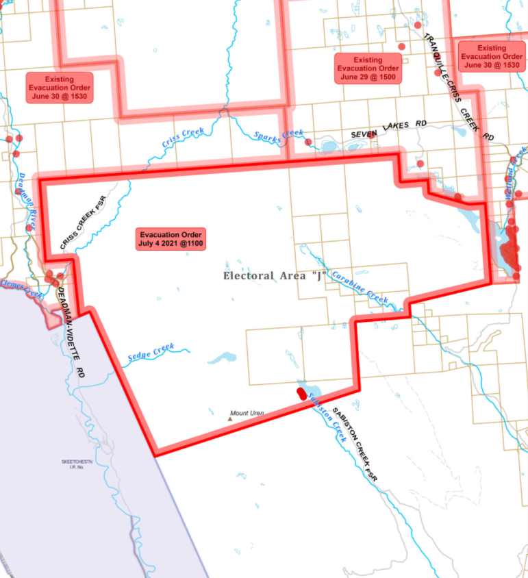 TNRD issues evacuation order for Sabiston Creek properties due to ...