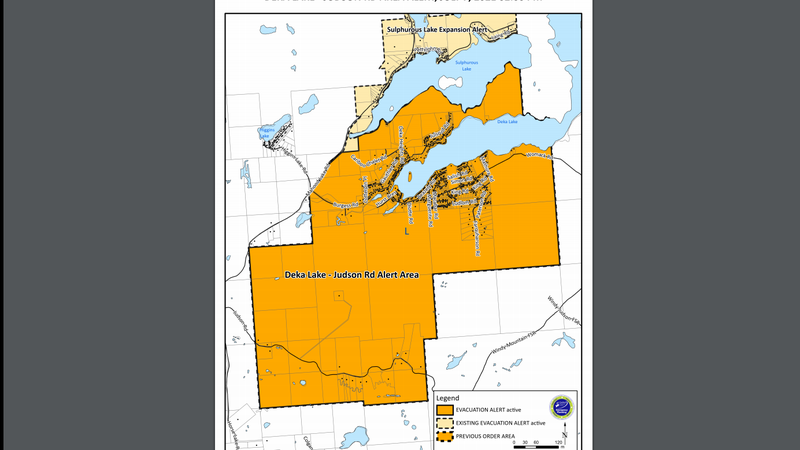 Evacuation orders lifted for Deka Lake residents | CFJC Today Kamloops