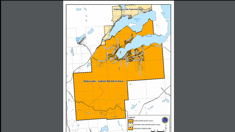 Evacuation orders lifted for Deka Lake residents | CKPG Today