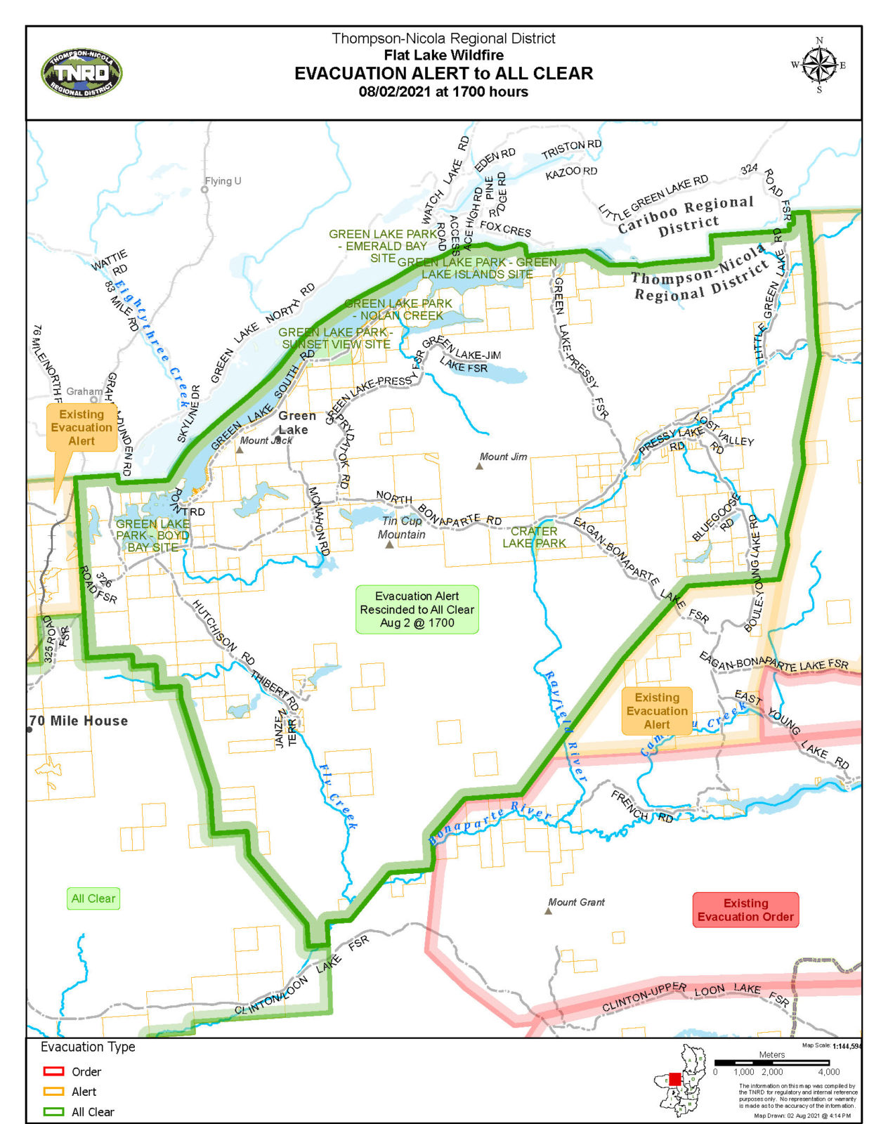 TNRD gives all clear to more than 800 properties affected by Chasm and ...